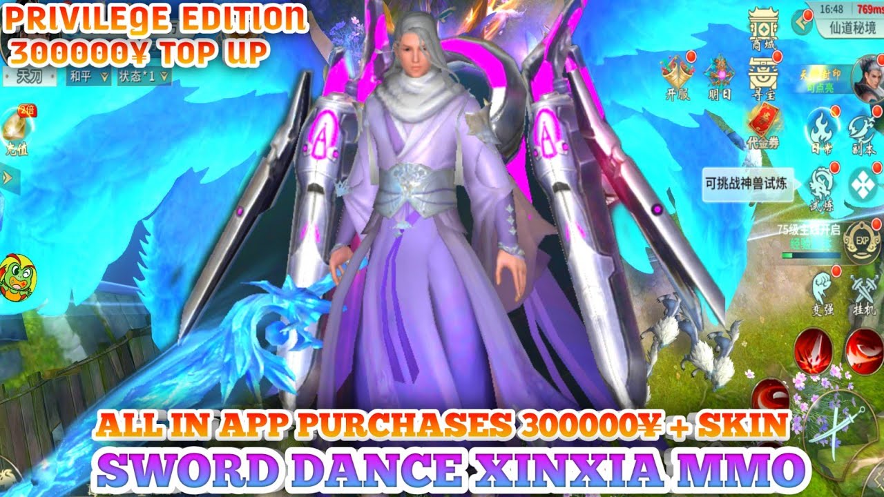 Sword Dance Xinxia Privilege Edition - All In App Purchase 300000 ...