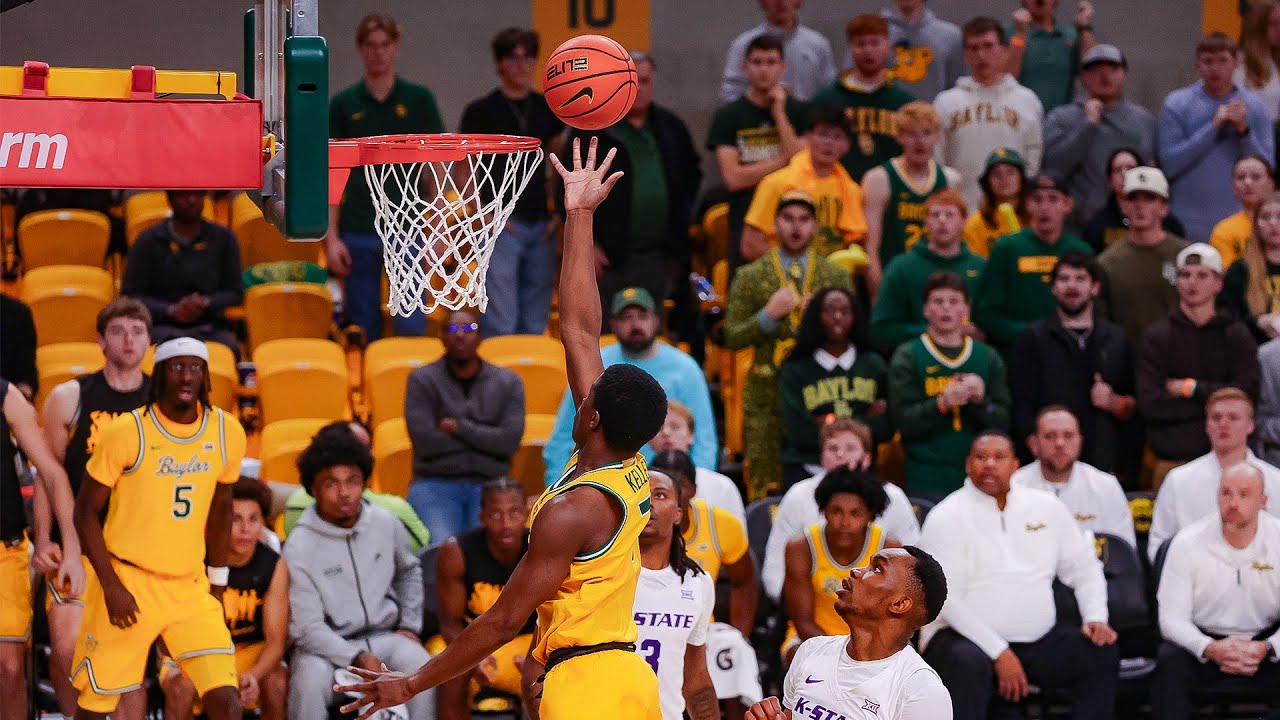 Baylor Basketball (M): VJ Edgecombe Highlights vs. Kansas State ...