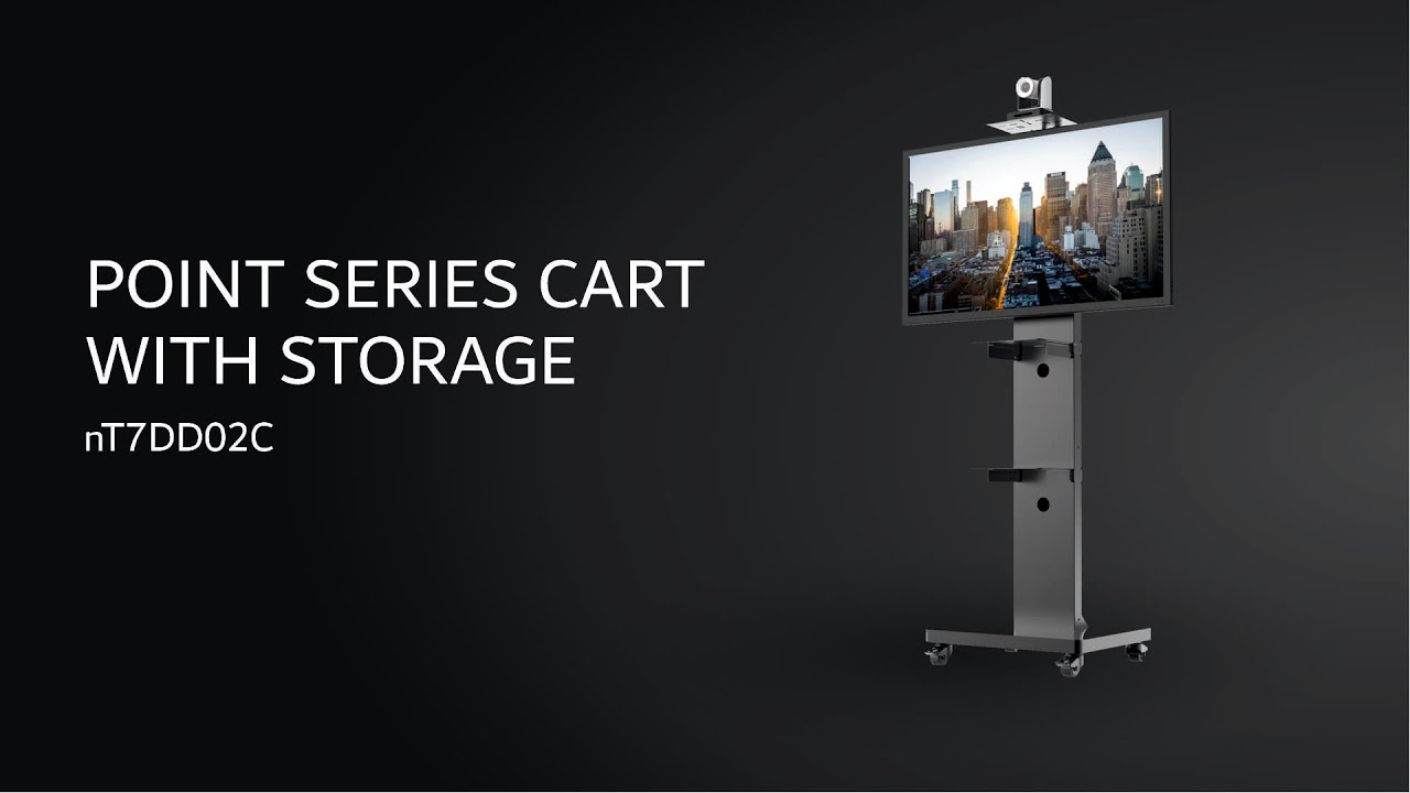 FLOOR MOUNT TROLLEY WITH SMALL DEVICE STORAGE | nT7DD02C - YouTube
