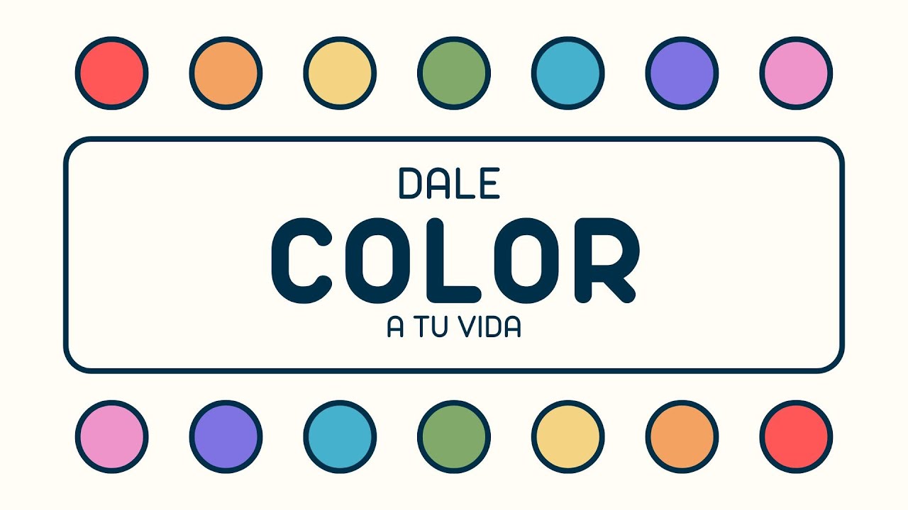 DALE COLOR A TU VIDA/SEBASTIAN Y CARO - YouTube