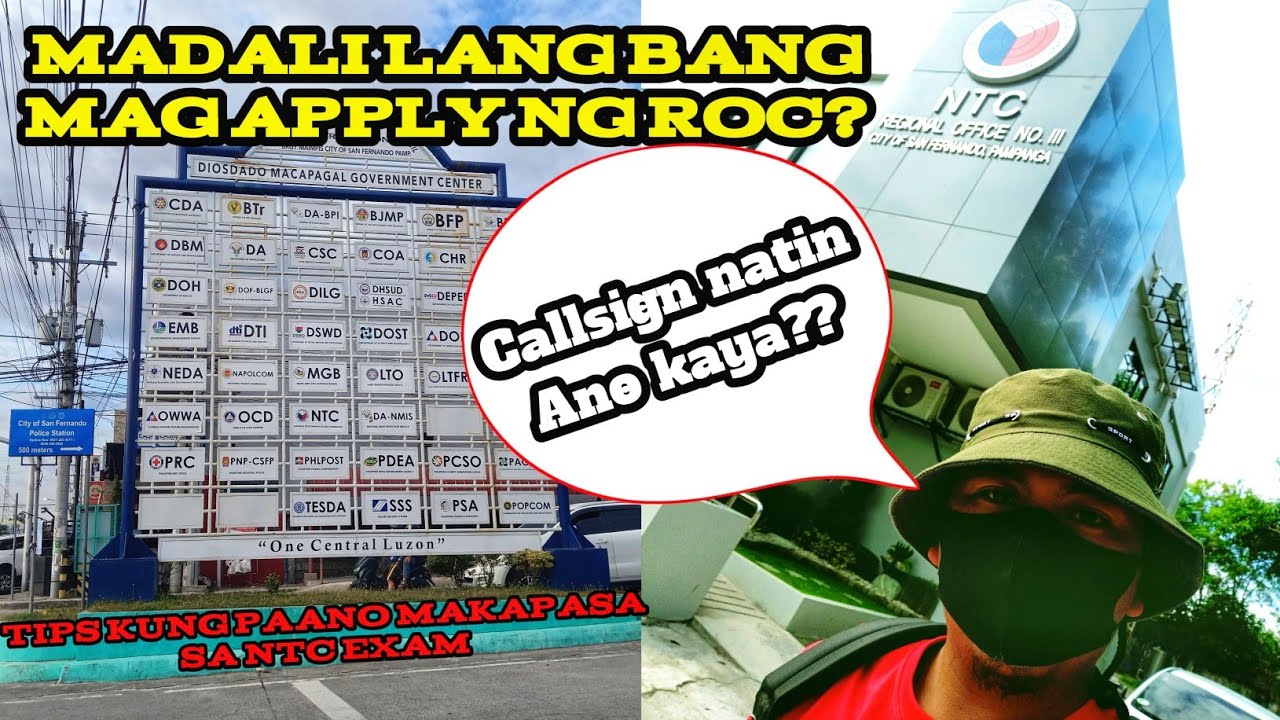 PAANO BA MAG APPLY NG RADIO OPERATOR CERTIFICATE (ROC) SA NTC - YouTube