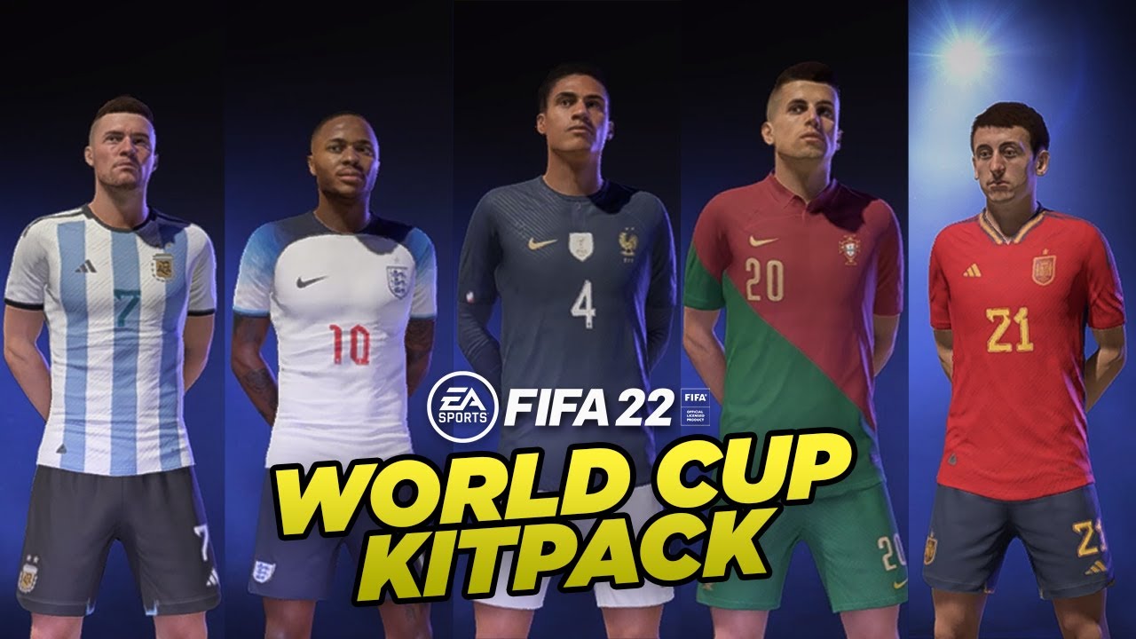 CARA INSTALL WORLD CUP 2022 KITPACK AIO FOR FIFA 22 TU17 - YouTube