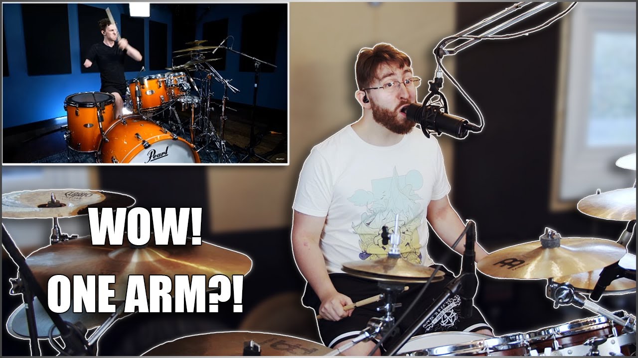 Drummer REACTS to One Armed Drummer playing Slipknot's Duality - YouTube