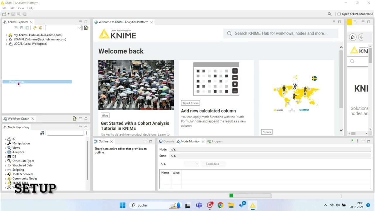 Installation: KNIME / Windows - YouTube