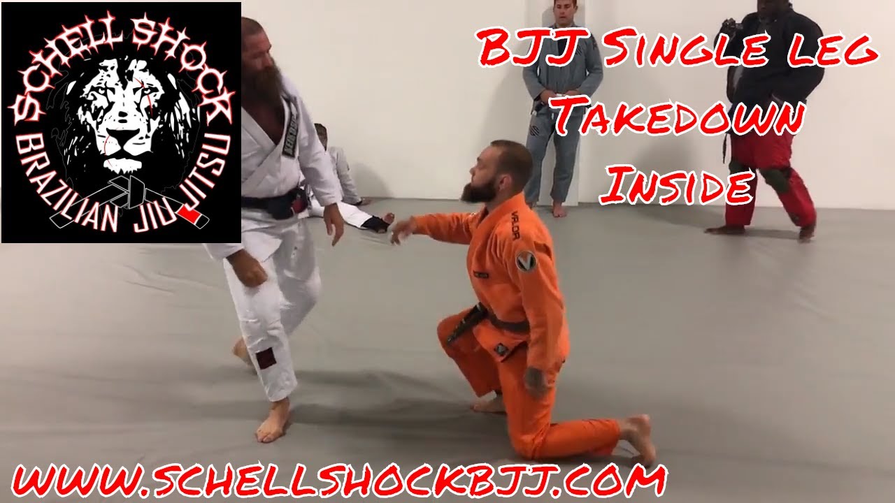 BJJ Single Leg Takedown Inside | Schell Shock BJJ | John Schell - YouTube