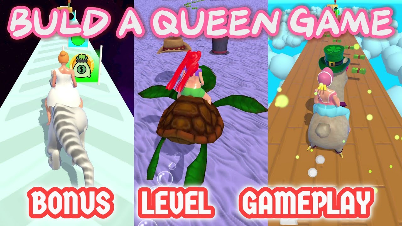 Build A Queen Game! Bonus Level Gameplay Part 2 - YouTube