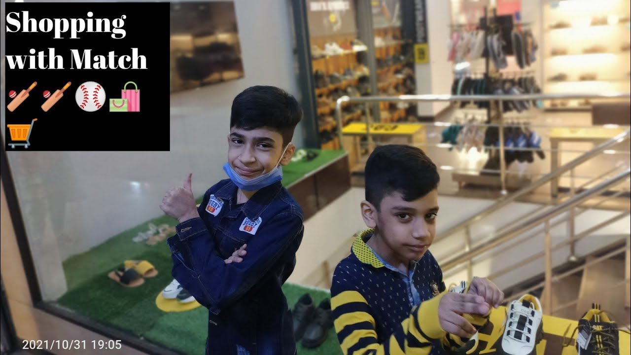 Shopping with Match ⚾🛍️🛒🏏 - YouTube