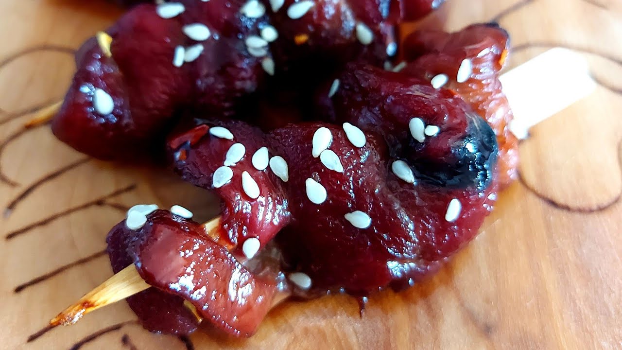 Sticky pigeon kebabs - YouTube