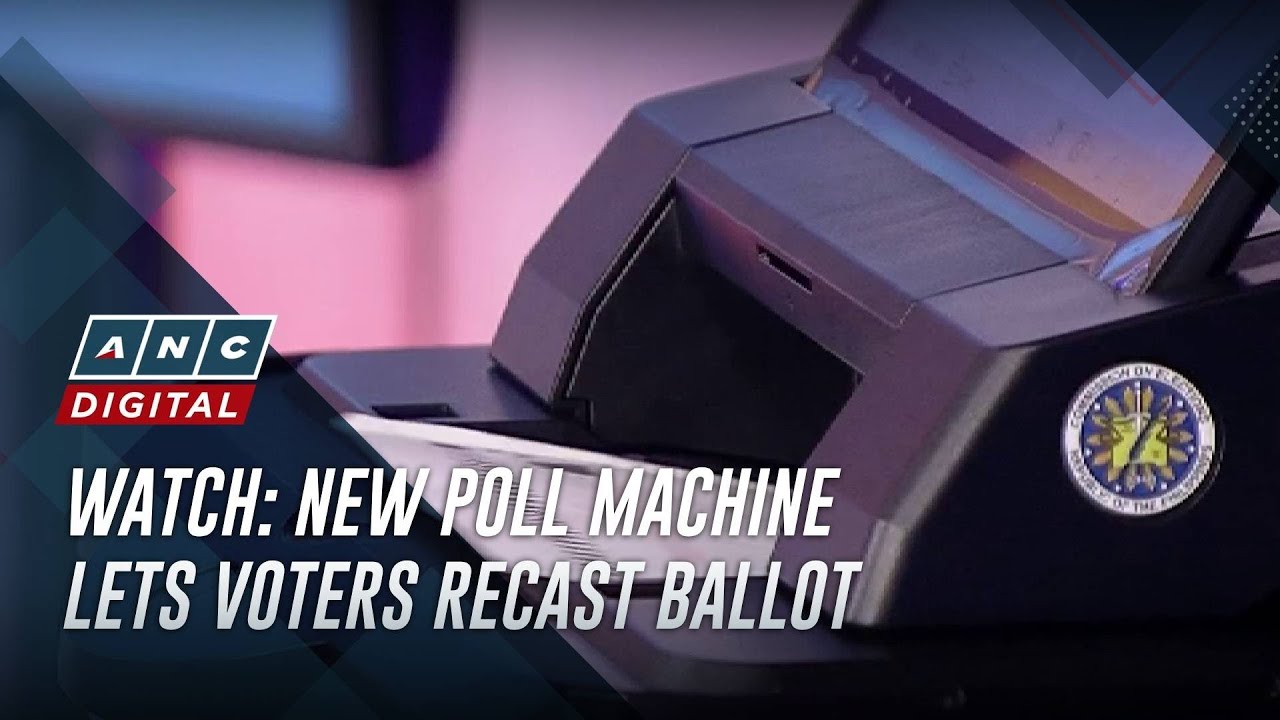 WATCH: New poll machine lets voters recast ballot - YouTube