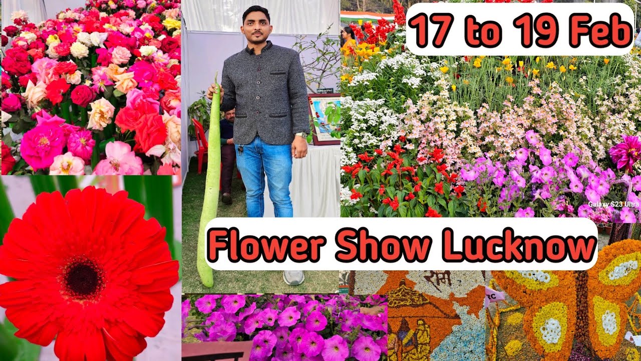 Flower Show Raj Bhavan Lucknow | पुष्प प्रदर्शनी राजभवन लखनऊ 2024 | फूल ...