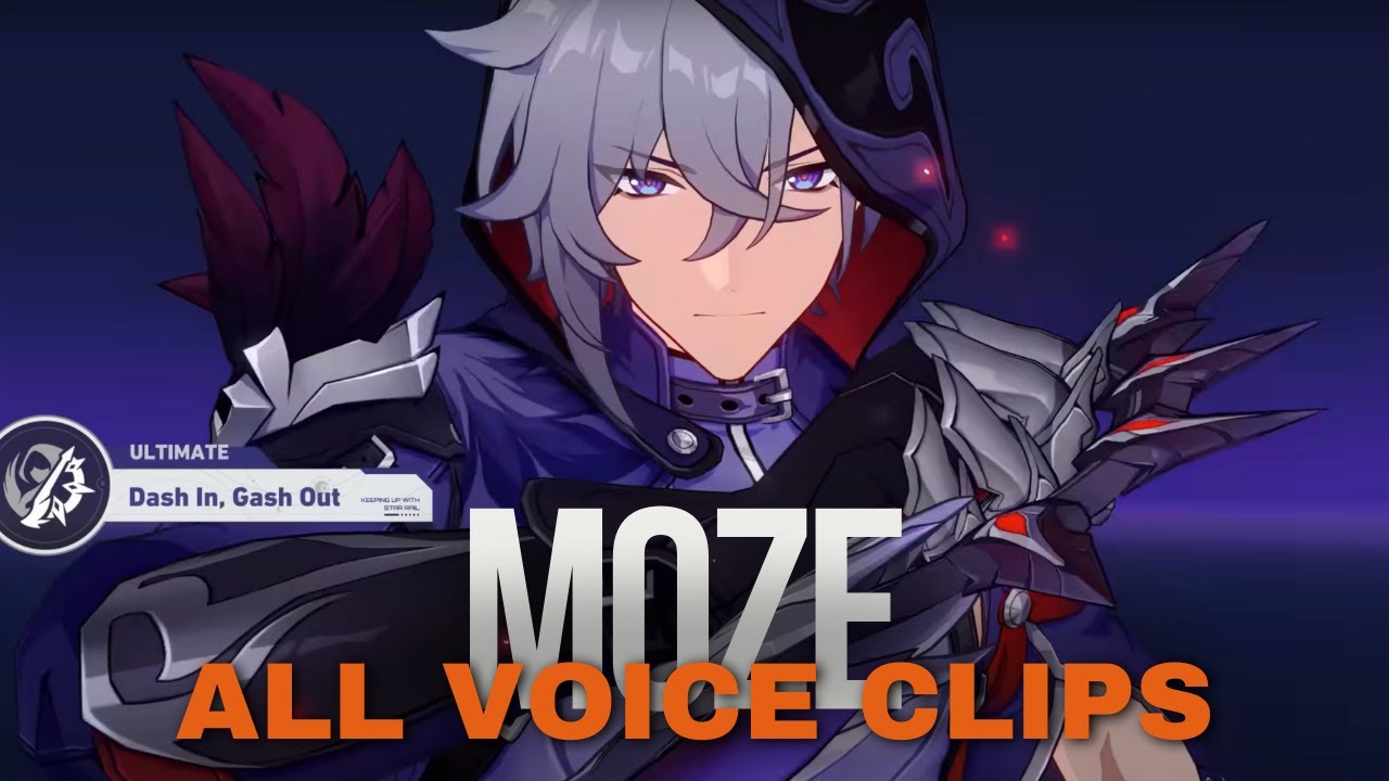 VOICE of the SHADOW - All of Moze's Voice Clips in Honkai: Star Rail ...