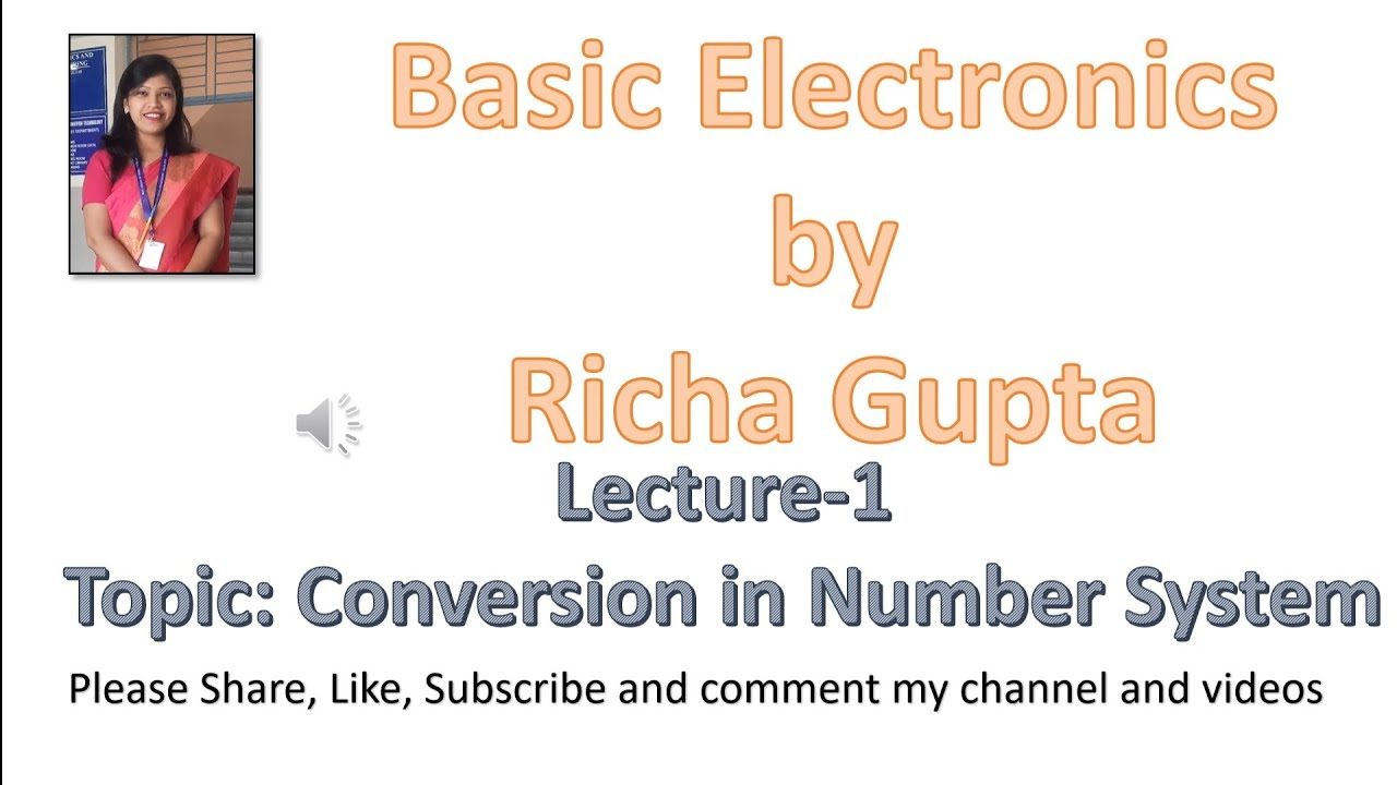 Conversion In Number System Number System In Electronics By Richa Conversion In Number System Number System In Electronics By Richa