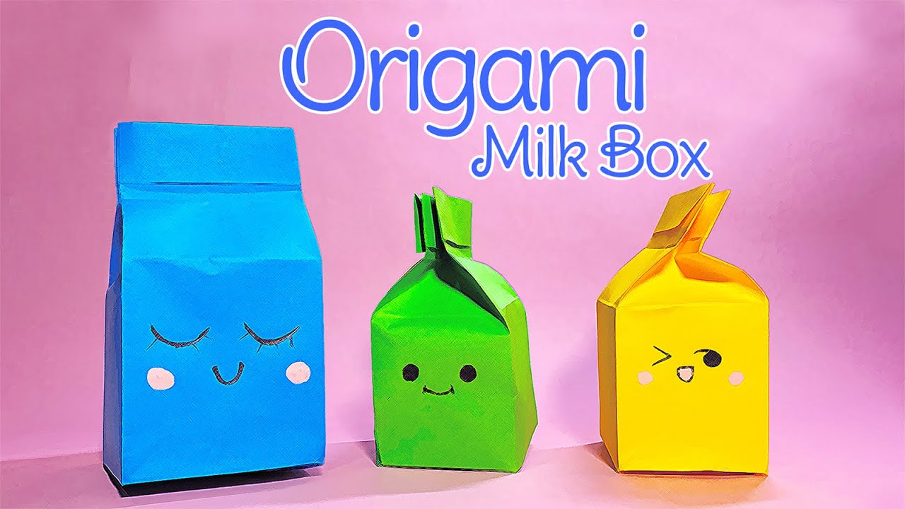 How To Make A Box Of Paper Origami Paper Milk Box YouTube how-to-make-a-box-of-paper-origami-paper-milk-box-youtube