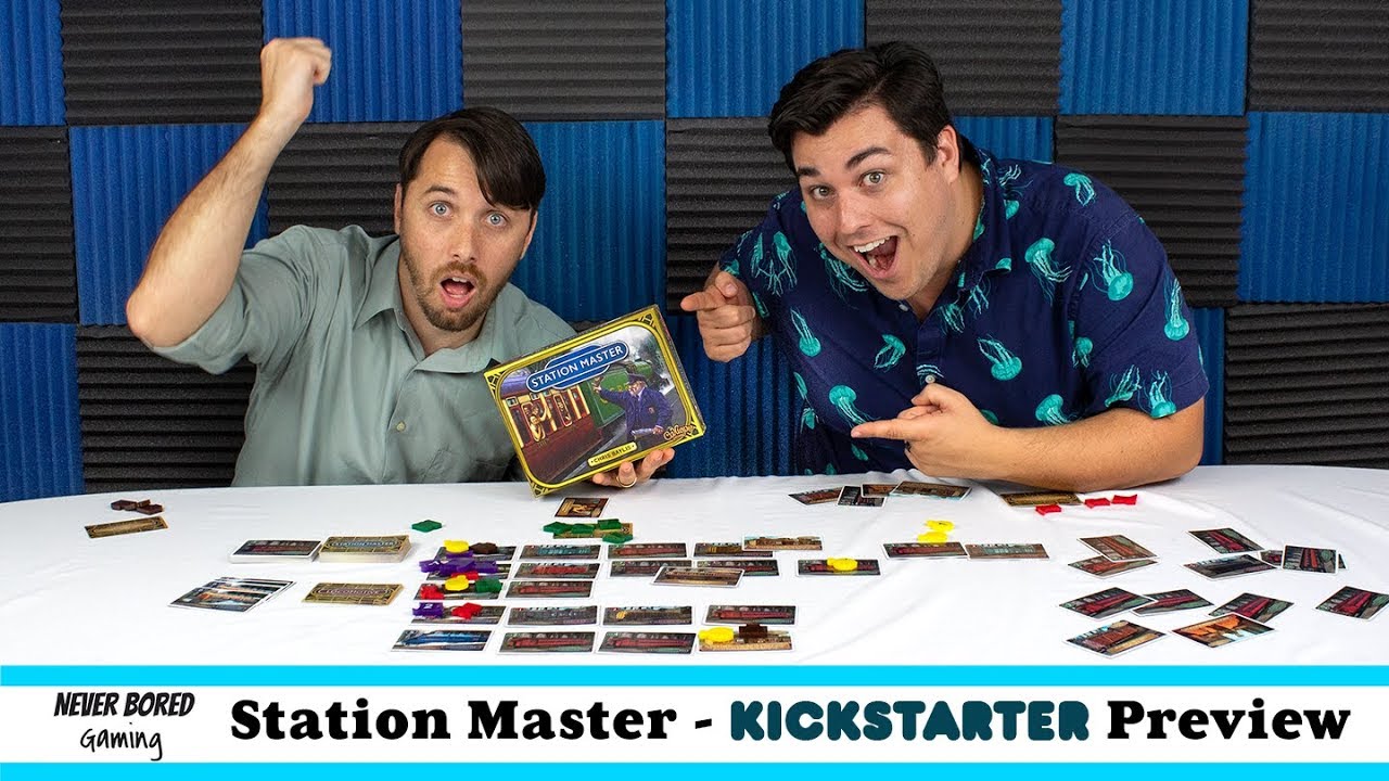 Station Master - Kickstarter Preview (Board Game) - YouTube