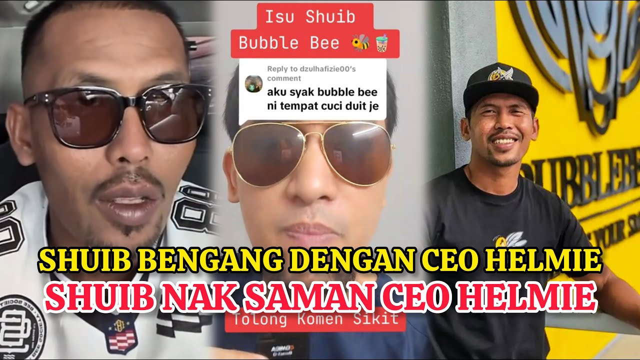 'KAU TAKKAN BOLEH LARI PUNYA'-SHUIB BERANG DIFITNAH CEO HELMIE, BAKAL ...
