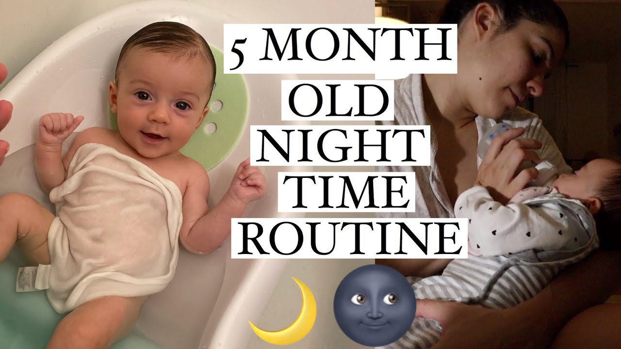 Baby Night Time Routine | 5 Months Old (Solo Parent Night) - YouTube