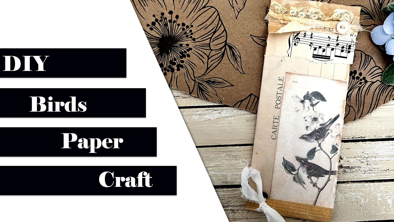 Paper Craft Tag by Heather Naggy! - YouTube