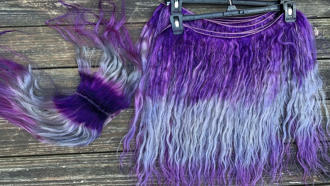 How To: Dye Bundles Purple & Grey/Sliver - YouTube