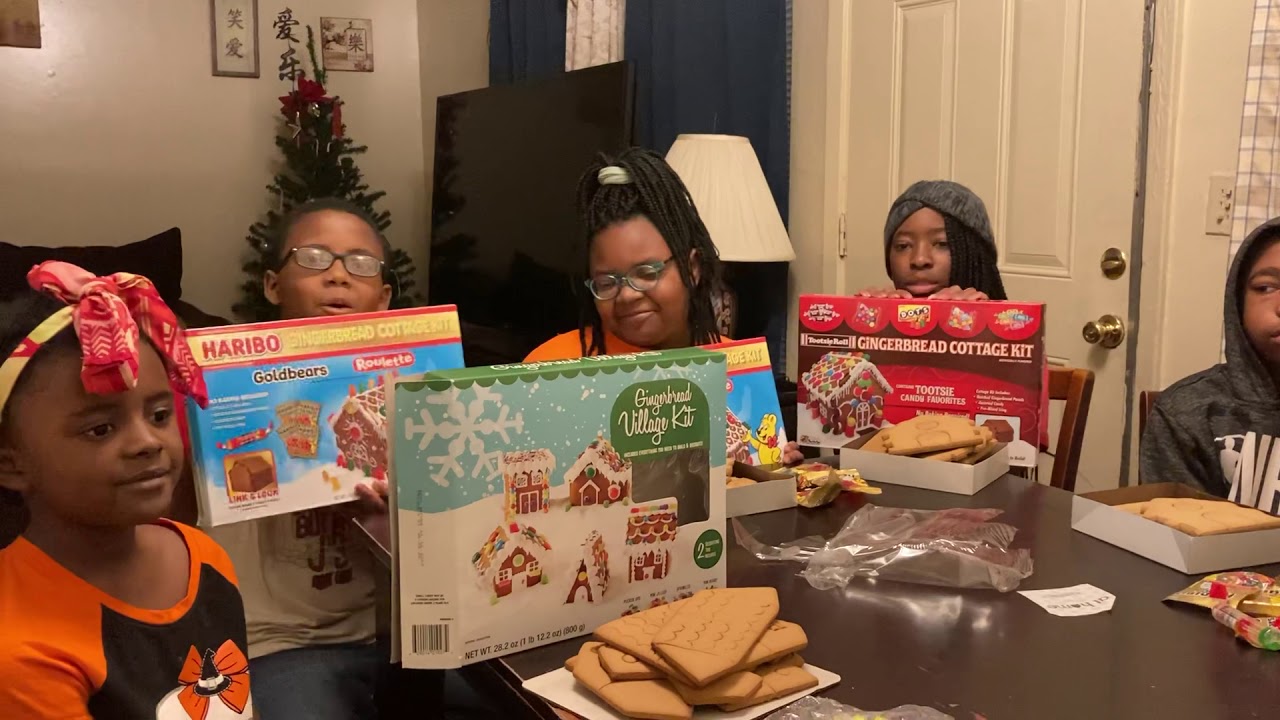 Gingerbread House Challenge 🍬🤤🛕🍭 - YouTube