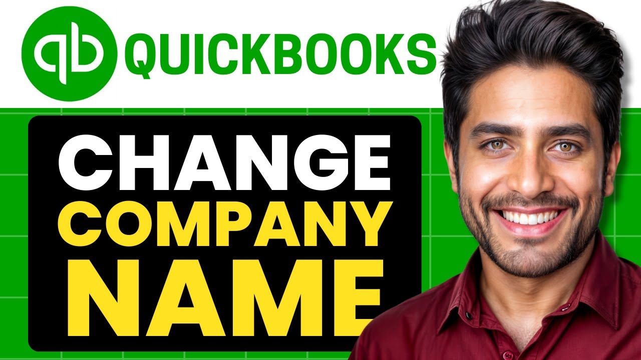 Change Company Name In Quickbooks