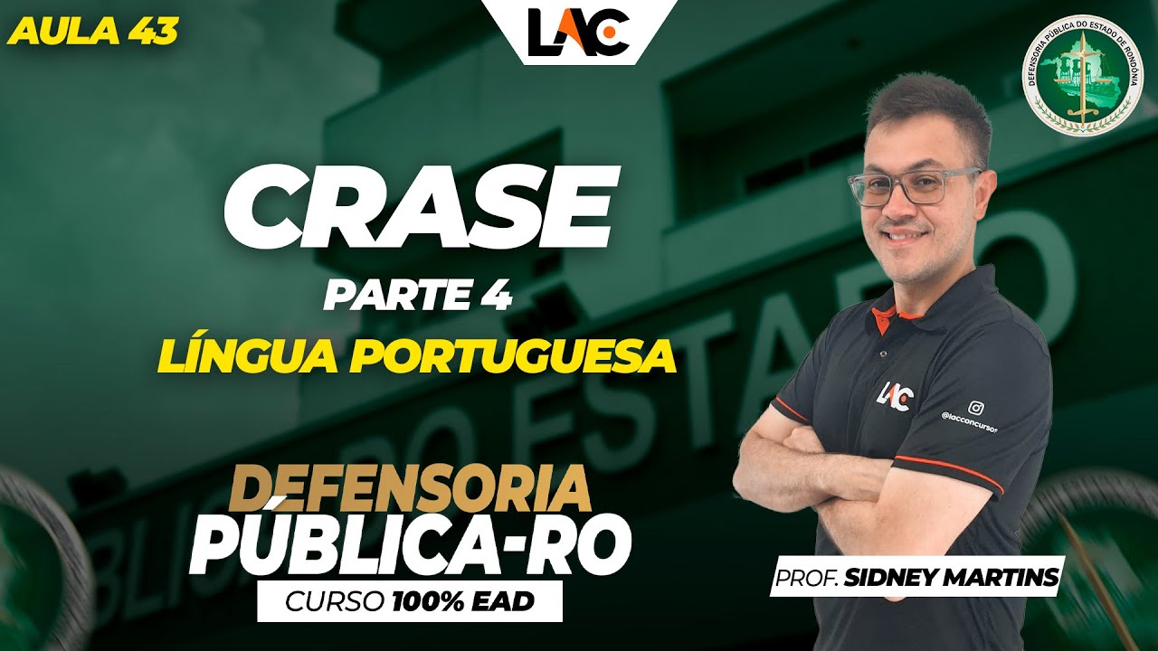 Aula 43 - Língua Portuguesa | Crase | Parte 4 - YouTube