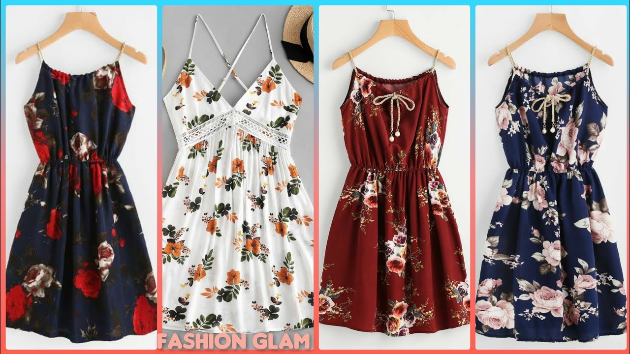 Women's Spaghetti Straps Floral Print Drawstring Spanish Summer Cami ...