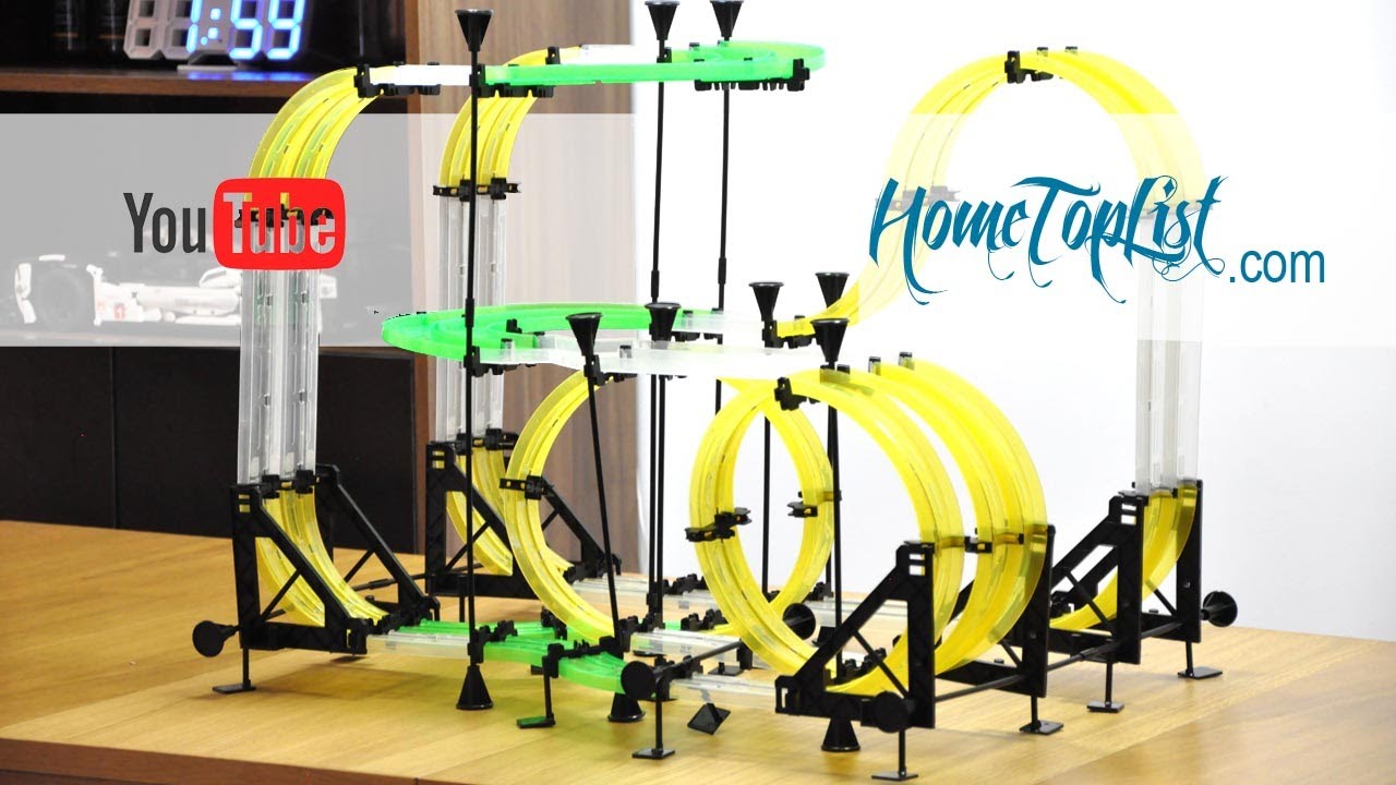 ANTI GRAVITY RACING CAR running in the space upside down loop ...