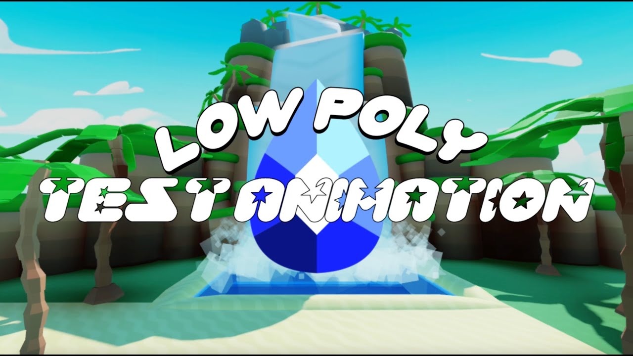 🍰 LOW POLY TEST ANIMATION // #stevenuniverse - YouTube