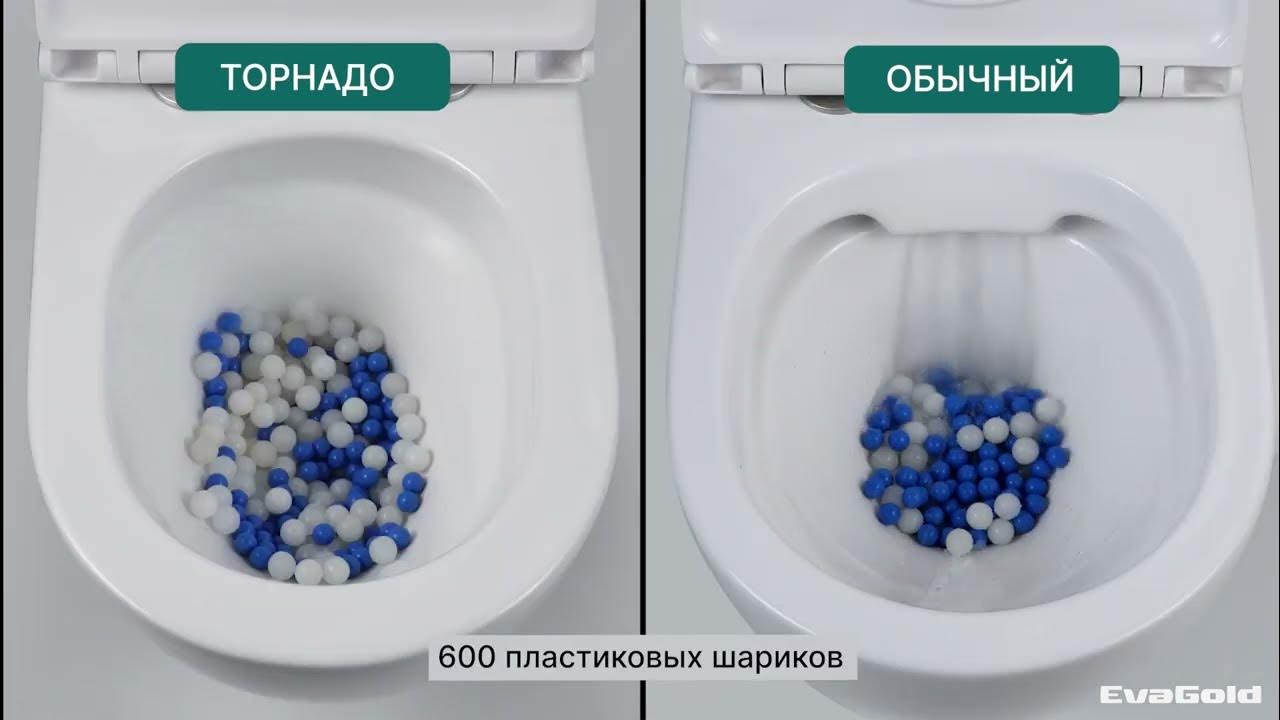 Какой смыв унитаза лучше: торнадо или обычный? - YouTube