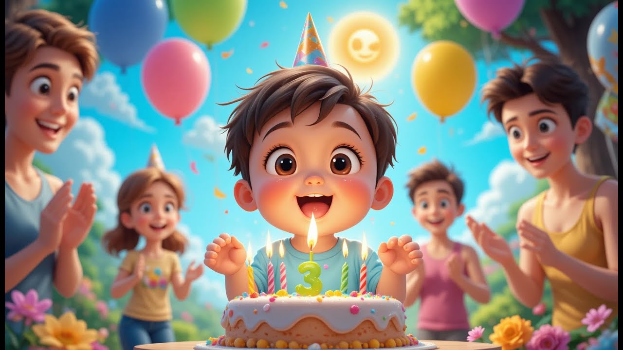 Happy Birthday Song | Nursery Rhymes & Kids Songs | Baby Songs, Toddler ...