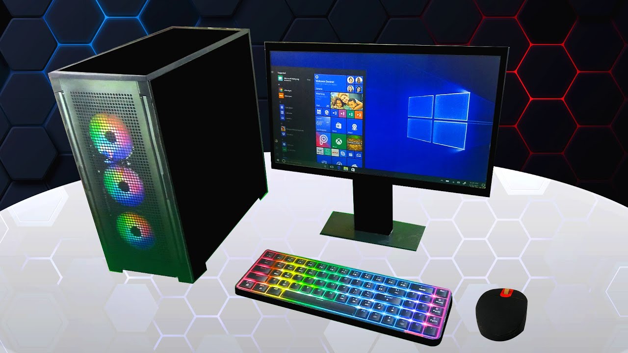 How to make Mini Cardboard Computer | Cardboard Computer | DIY Mini ...