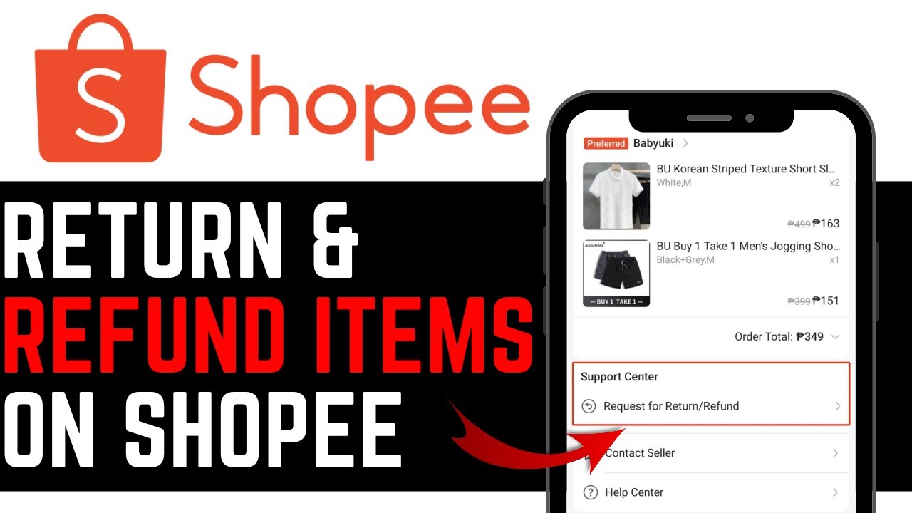 How To RETURN AND REFUND ITEMS ON SHOPEE! | BEST NEW METHOD 2025! - YouTube