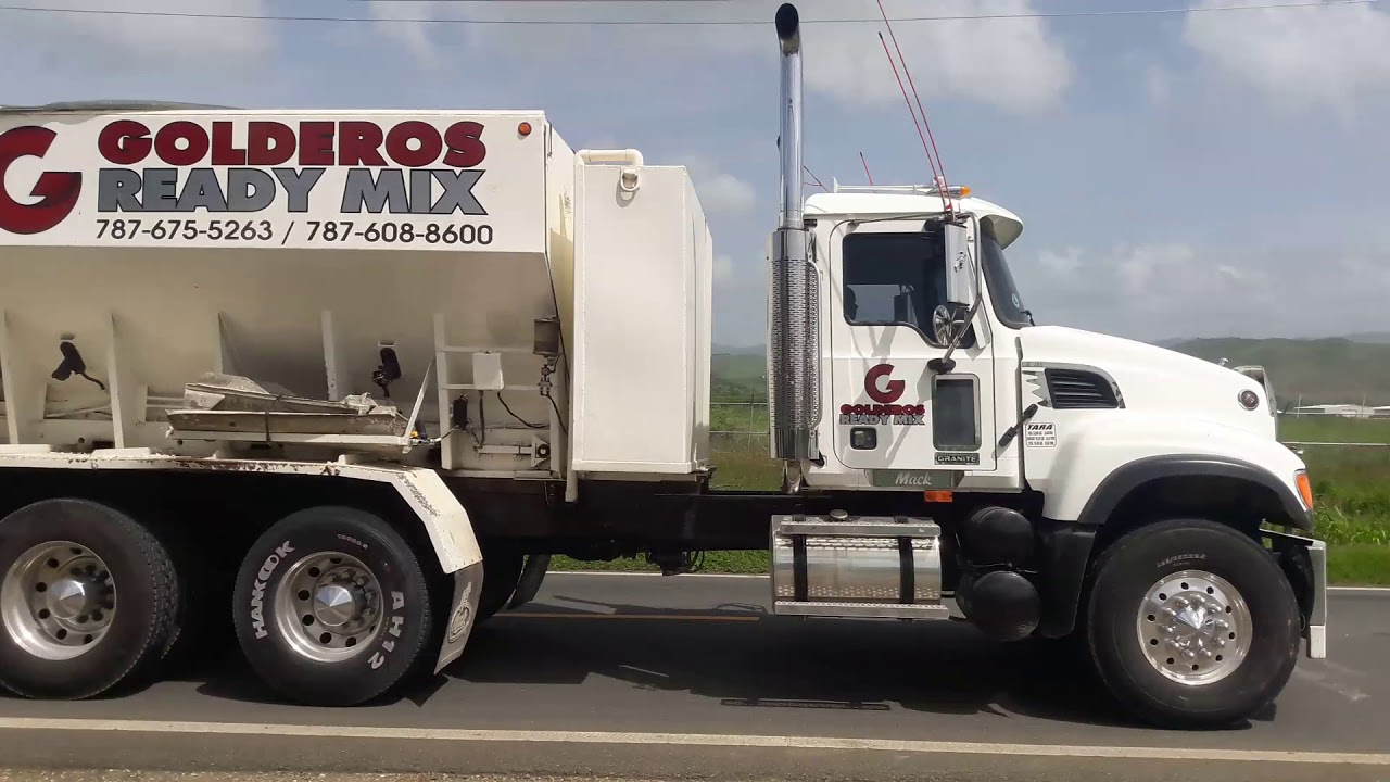 Golderos Ready Mix Mack Granite. - YouTube