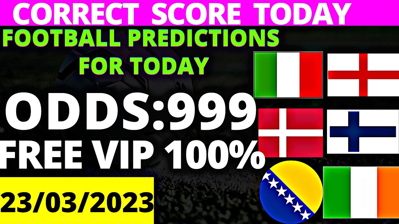 CORRECT SCORE TODAY ( football predictions today )FIXED MATCHES SOCCER ...