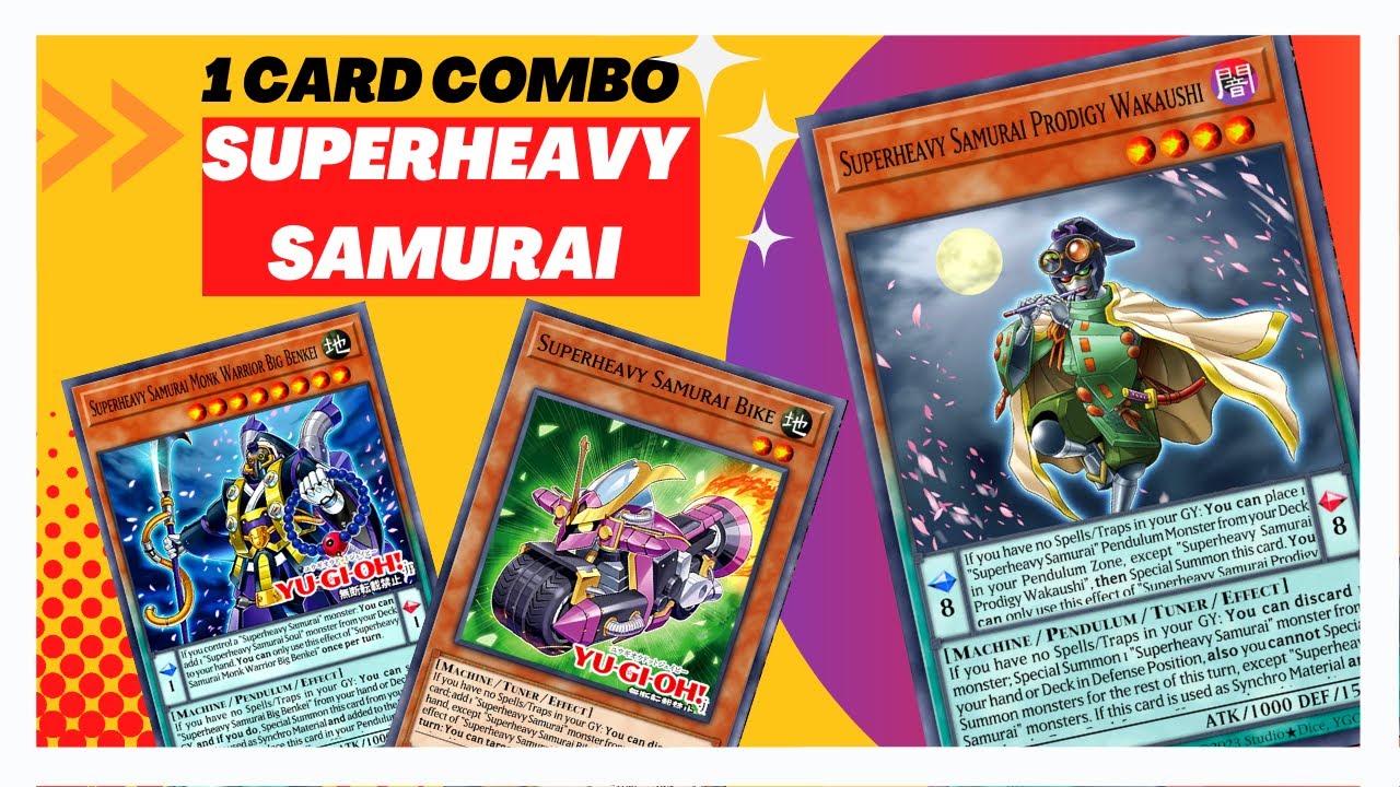 Superheavy samurai 1 card combo [Official Card Game] - YouTube