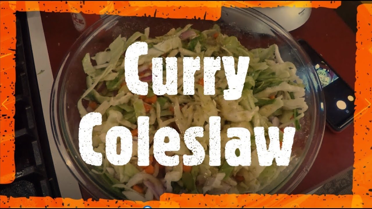 CURRY COLESLAW - Cooking with Jake - YouTube