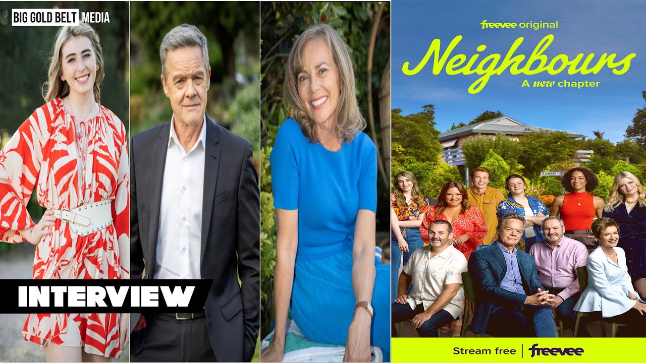 Amazon Freevee’s Neighbours | Stefan Dennis, Annie Jones & Georgie ...