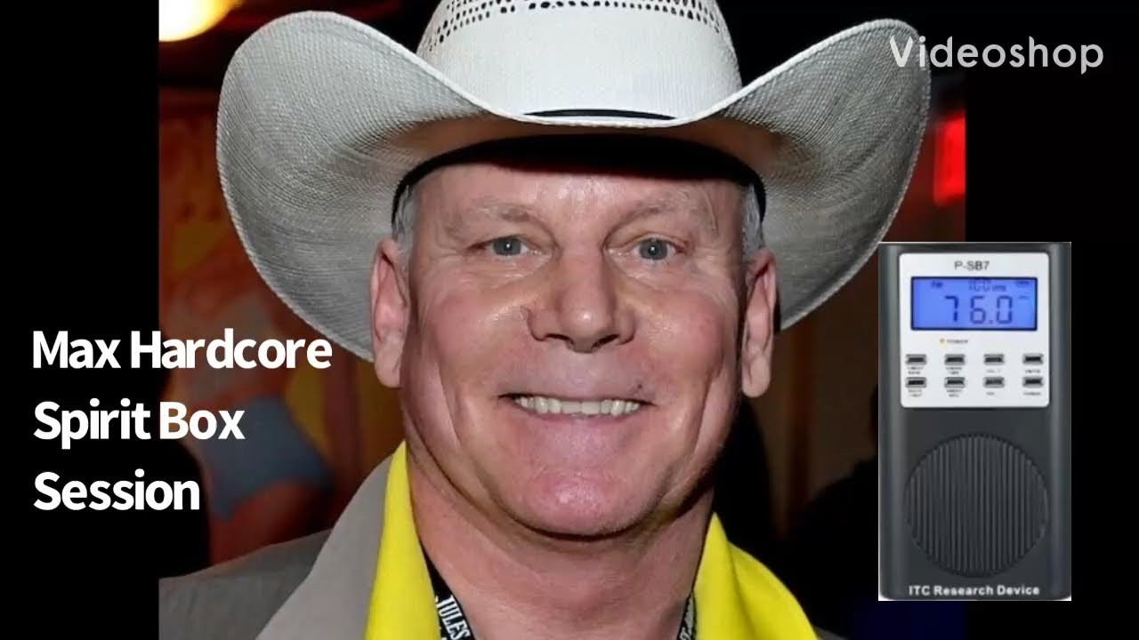 Max Hardcore Celebrity Spirit Box Session Interview Ghost Box EVP - YouTube