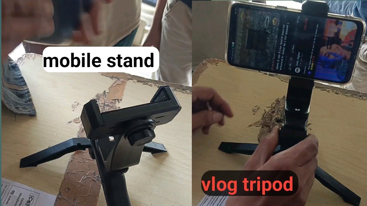 Mini tripod । mobile stand Unboxing। vlog के लिए सबसे अच्छा tripod ...