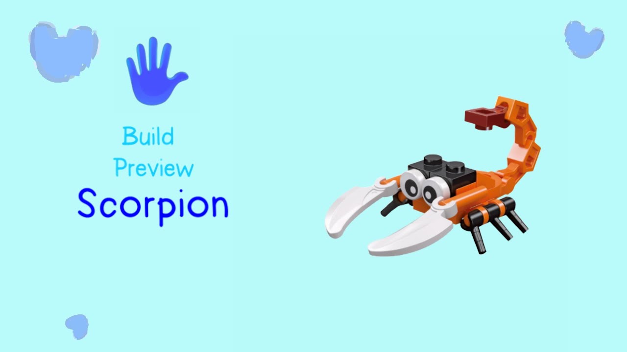 Cute Block Plants - Build Preview - Bugs & Insects - Scorpion - YouTube