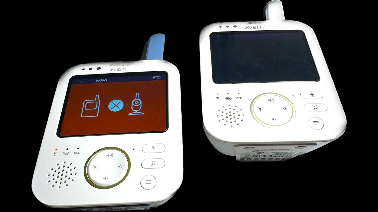 Philips Avent Digital video Baby monitor SCD630 vs SCD845 - YouTube