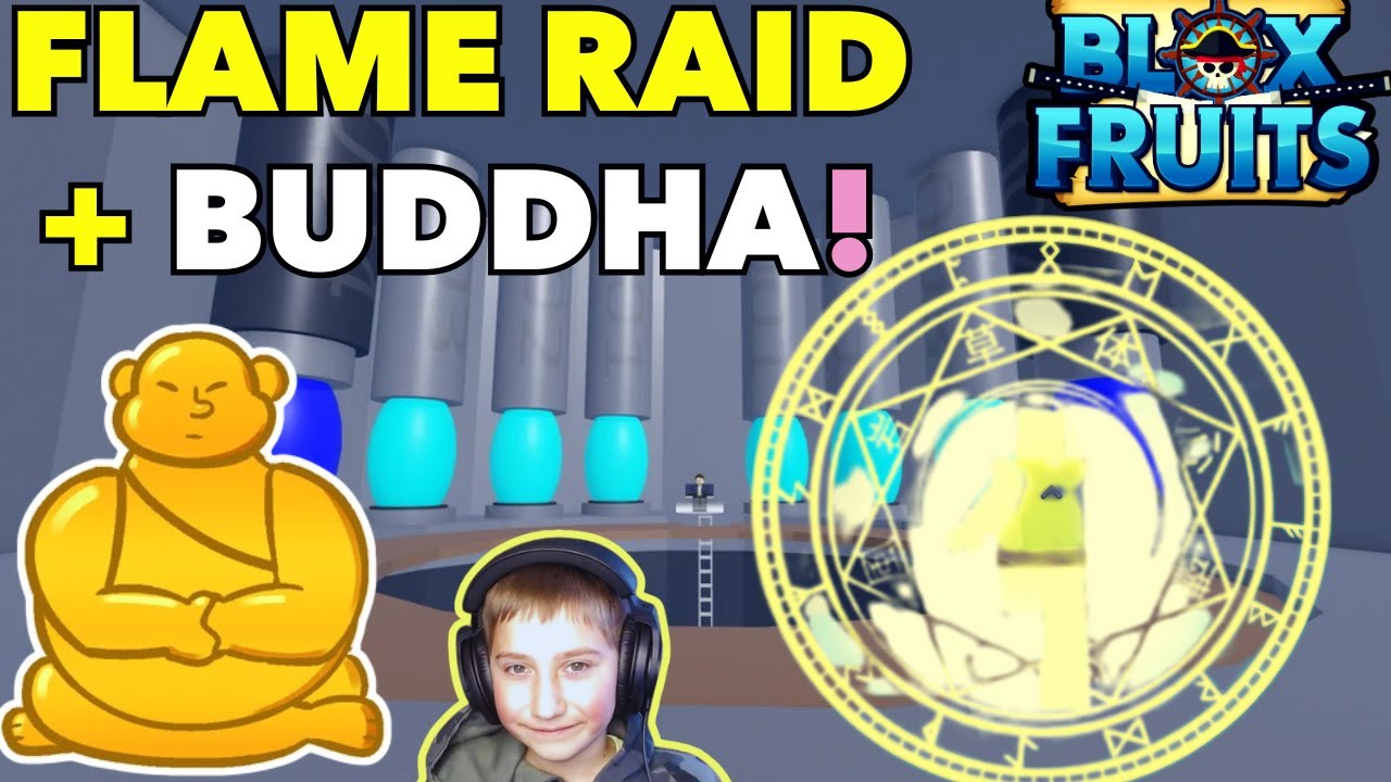 I Completed Flame Raid with Buddha! Watch this! +Travel Powers in Blox ...