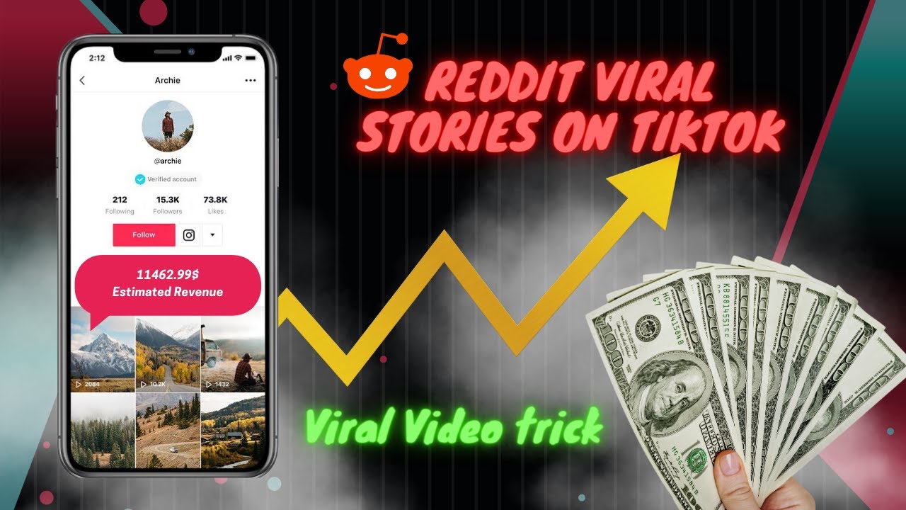 Create Reddit viral Stories on TikTok for Free easily//Tiktok earnings ...