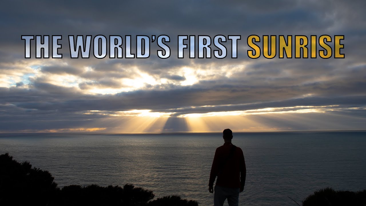 The World's FIRST Sunrise - East Cape, New Zealand - YouTube