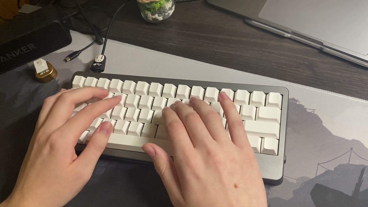 KBDFANS d60 typing - YouTube