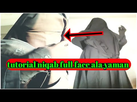 NIQAB full face..,toturial niqab full face ala yaman