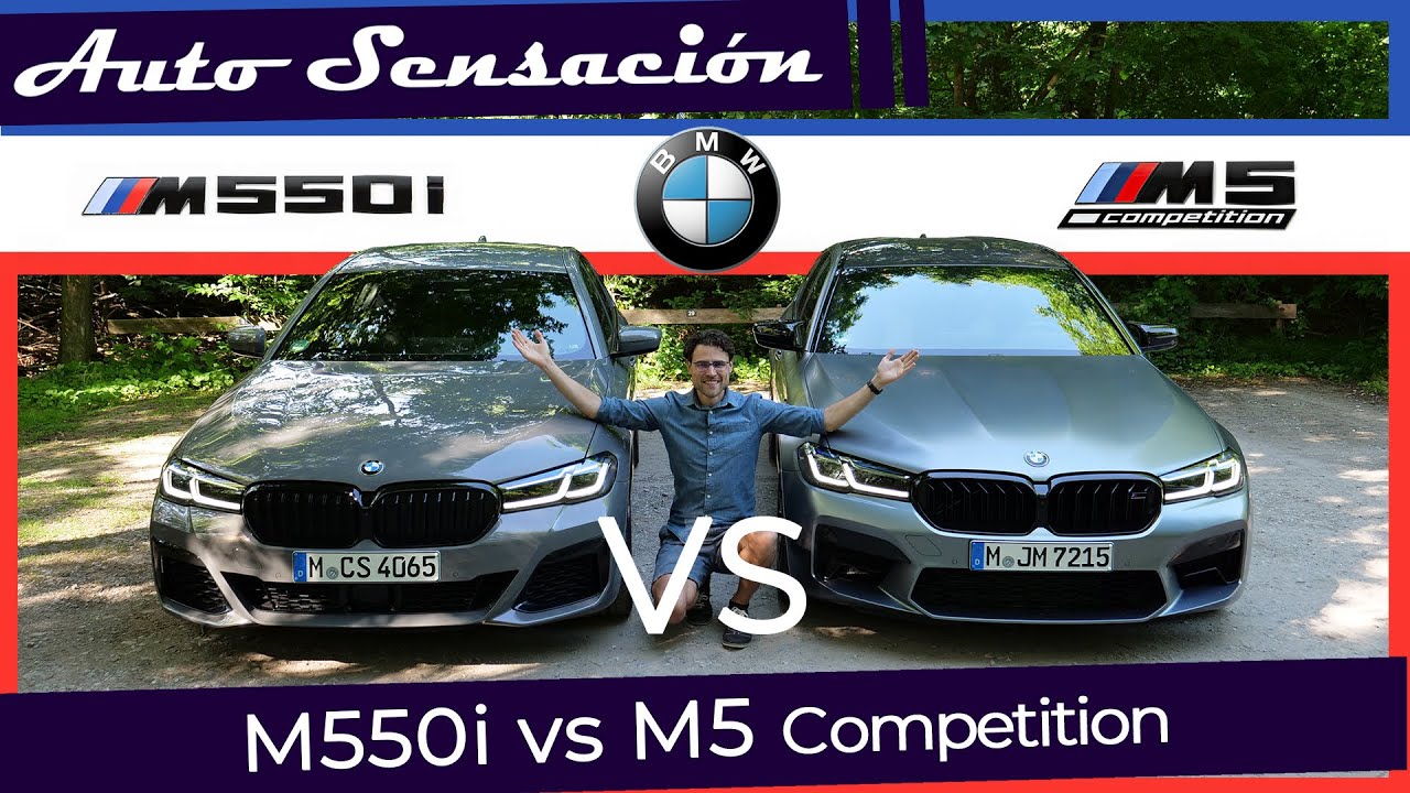 Comparativa BMW M550i xdrive 2021 vs BMW M5 Competition 2021. ¿Merece ...