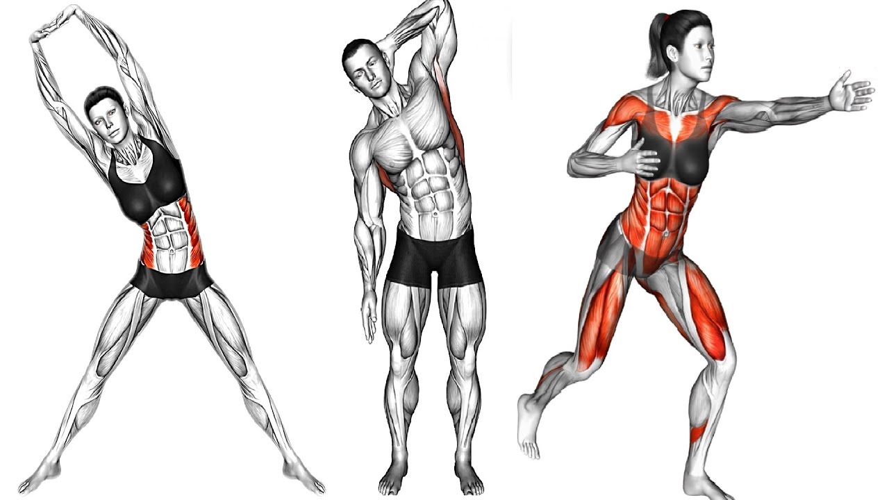 10 Easy Standing Exercises To Burn Fat - YouTube