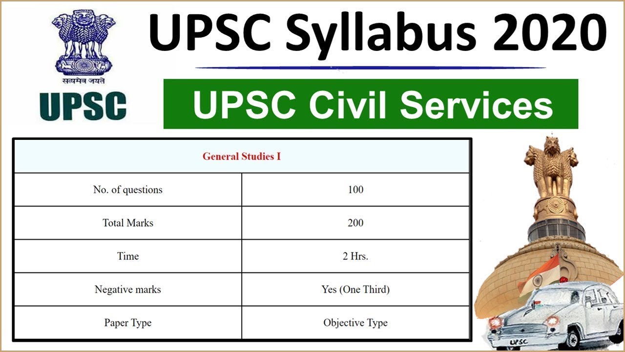 UPSC Syllabus 2020 UPSC Syllabus 2020 in Hindi Syllabus of UPSC 2020 ...