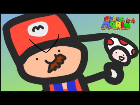 Mario and toad (sm64: 2d animation) - YouTube
